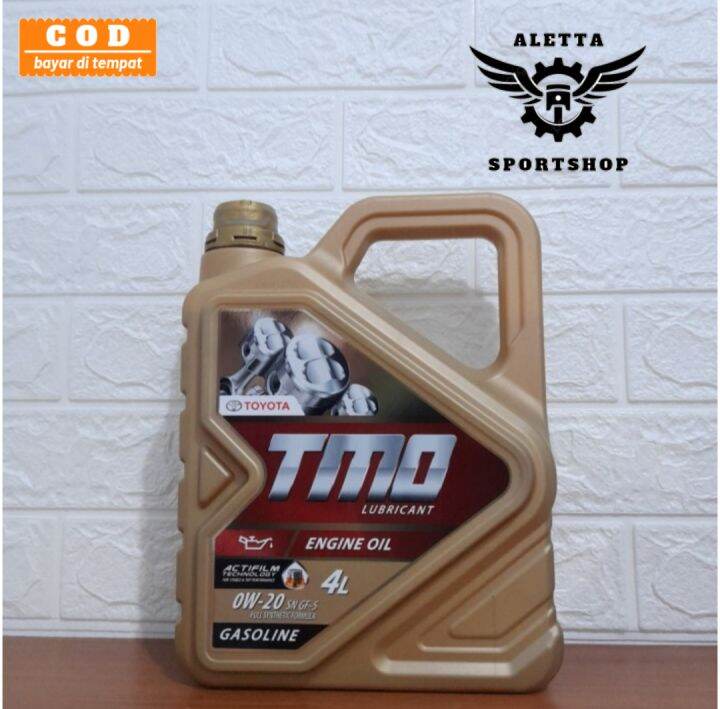 OLI TMO 0w-20 bensin galon-isi 4 liter-Original toyota | Lazada Indonesia