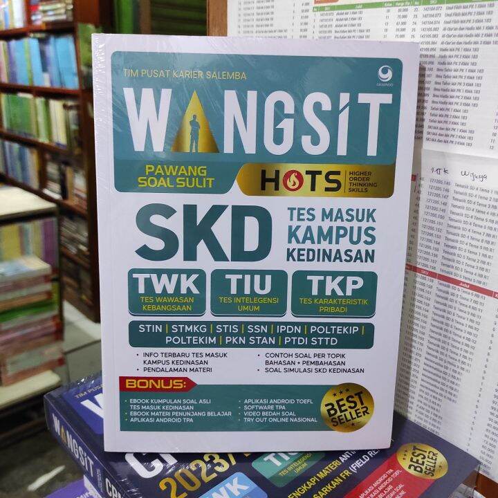 BUKU WANGSIT TES SEKOLAH KEDINASAN TWK TIU TKP TES MASUK KAMPUS ...