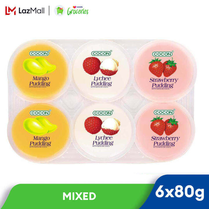 COCON NATA PUDDING - MIXED*(80GX6) | Lazada
