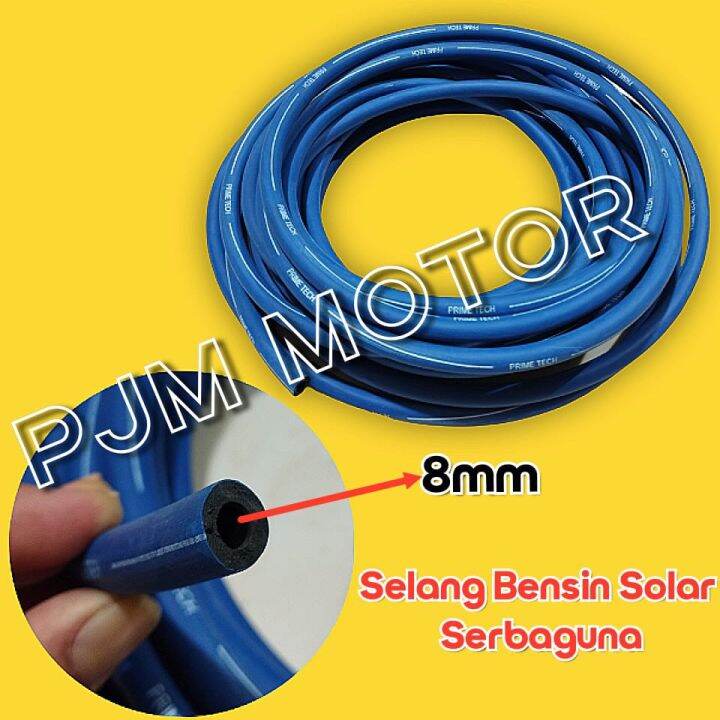 8mm Selang bensin fuel pipe ukuran 8 mili m8 harga per meter | Lazada ...