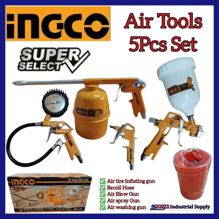 Ingco Air Tools 5Pcs Set AKT0053-3 | Lazada PH