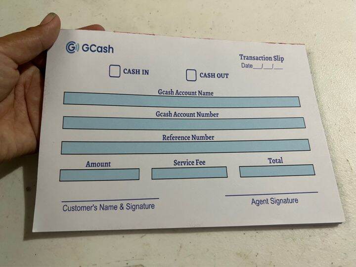 Transaction receipt maya and gcash A5 size 50 pages | Lazada PH