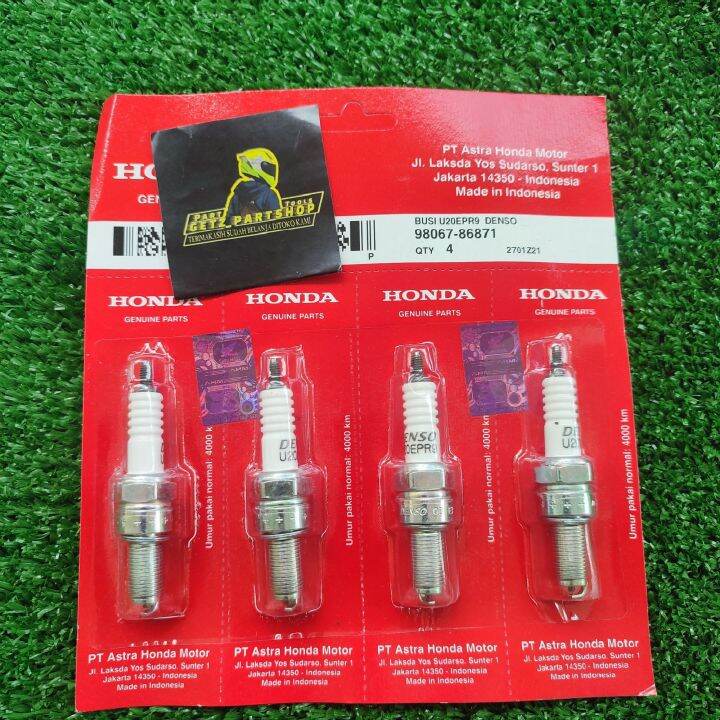 Busi Denso U20EPR9 Honda Beat Scoopy Vario Spacy Supra Kharisma Revo ...