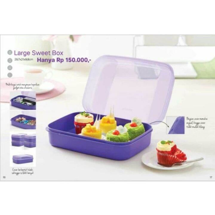 large sweet box tupperware / kotak serbaguna | Lazada Indonesia