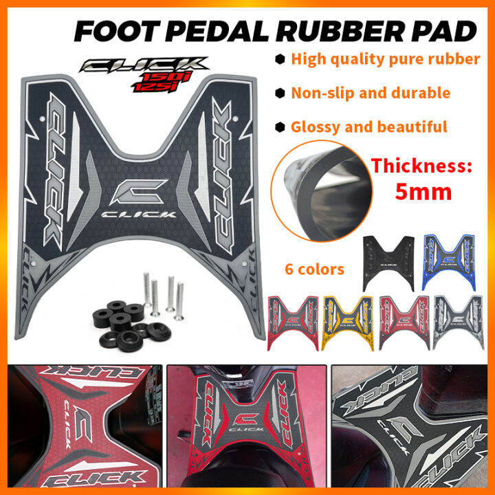 E&M Honda Click 125i/150i Footboard Rubber Matting With Bolts For Click ...