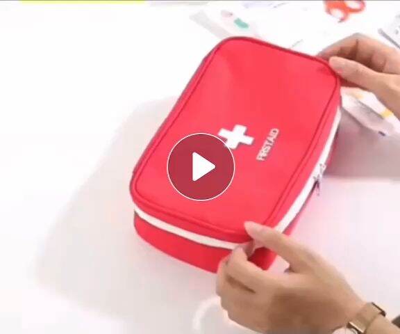 Pouch P3K Tas Kotak P3K Tempat Peralatan P3K Kotak Obat First Aid Kit ...