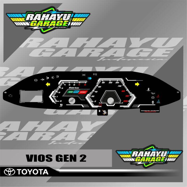 papan speedo meter custom vios gen 2 panel spido meter custom vios gen ...
