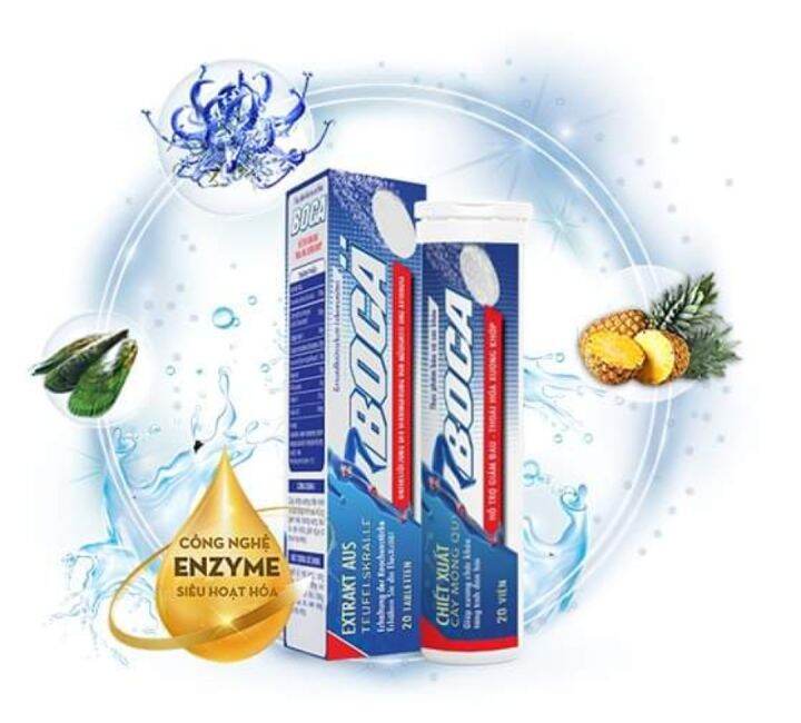 Boca Effervescent Tablets Authentic Treatment Osteoarthritis | Lazada PH