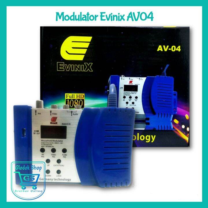 Modulator EVINIX AV04 Modulator AV to RF | Lazada Indonesia