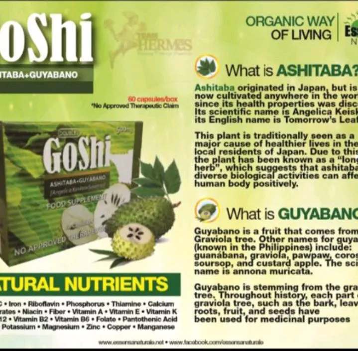 3 BOXES GOSHI CAPSULES AUTHENTIC SOLD BY GODs LOVE SHOP | Lazada PH