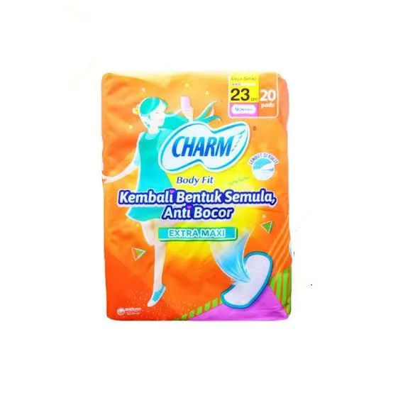 isi 20 pcs charm extra maxi non wing 23cm | Lazada Indonesia