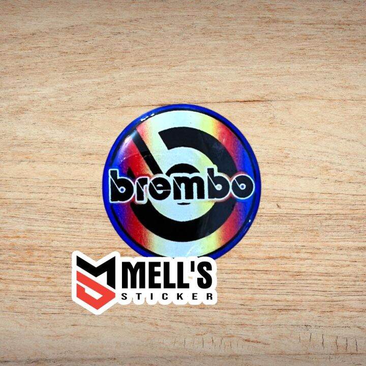 Stiker logo brembo twotone stiker brembo emblem brembo thailand ...