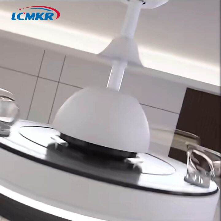 LCMKR สีขาว ไฟพัดลมเพดานLED พัดลมเพดาน พัดลมเพดานโคมไฟ เปลี่ยนสีไฟได้ 3 สี มีรีโมทควบคุม ปรับ ...