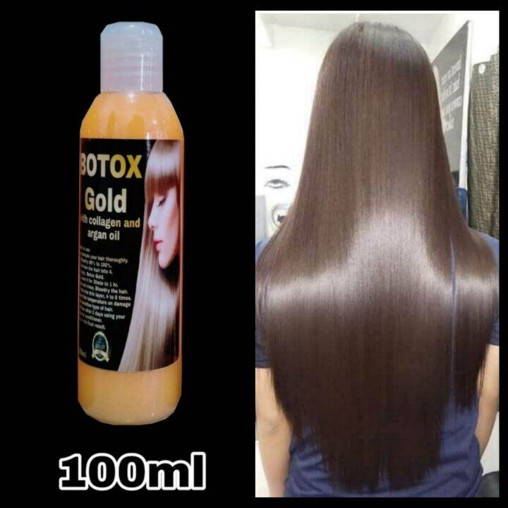 100% Original Brazilian BOTOX GOLD up to 80% Hair straight | Lazada PH