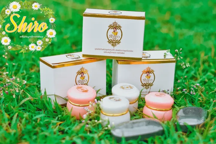 (ของแท้) ครีมชิโร่ ครีมจมูกข้าวกล้อง (Shiro cream)เซ็ต 3 ชิ้น | Lazada ...