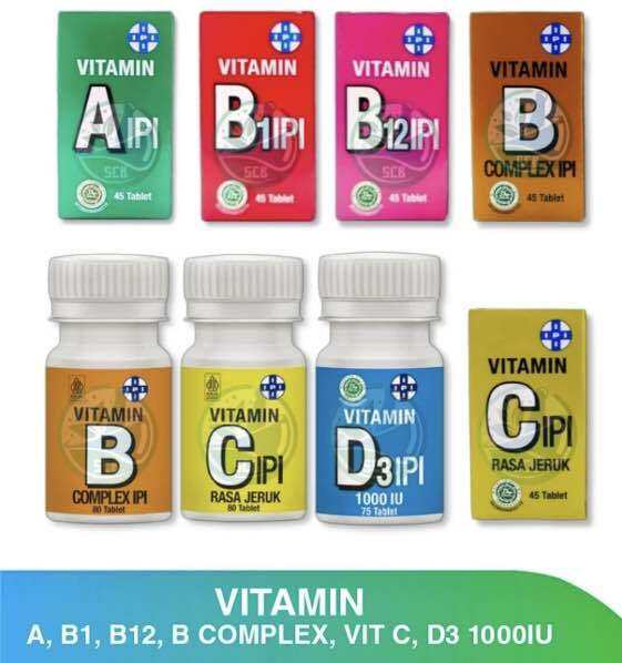 Vitamin Ipi All Varian - Memelihara Kesehatan & Memenuhi Kebutuhan ...