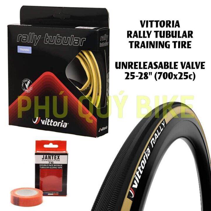 Vỏ Xe Đạp Bozo Tubular 700x25c Vittoria Rally Tubular - Vỏ Liền Ruột KO THÁO ĐƯỢC KIM VÒI ...
