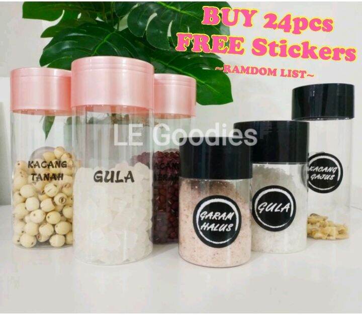 Balang Kuih (300ml 400ml 500ml 600ml) Bekas Rempah Kedap Udara / Balang ...