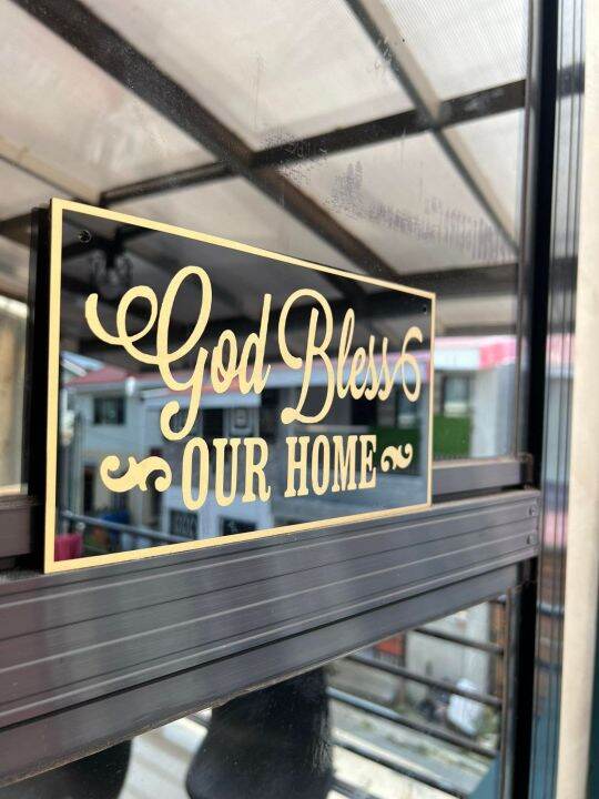 GOD BLESS OUR HOME SIGNAGE | Lazada PH