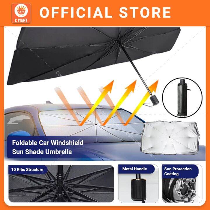 Car Windshield Umbrella Sunshade UV Cover Reflector Foldable Parasol ...