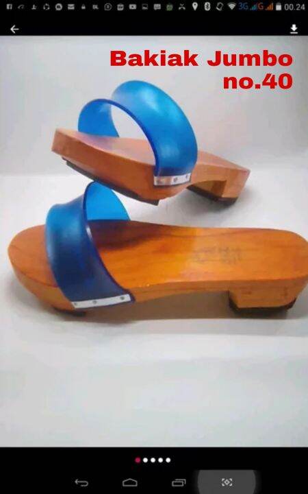 Sandal kayu Bakiak Theklek Gapyak Tradisional | Lazada Indonesia