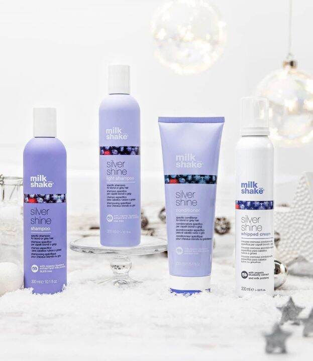 ซิลเวอร์ ลด ส้ม เหลือง MILK SHAKE SIVER SHINE 200 300 1000 ML.แชมพูม่วง ...