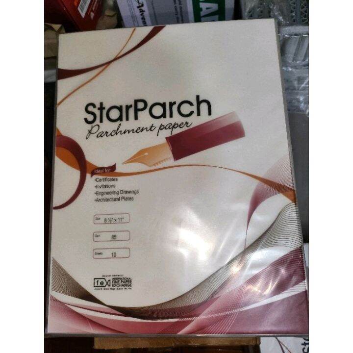 Parchment Paper 9*12 inch / Short / A4 size by 10 pcs | Lazada PH