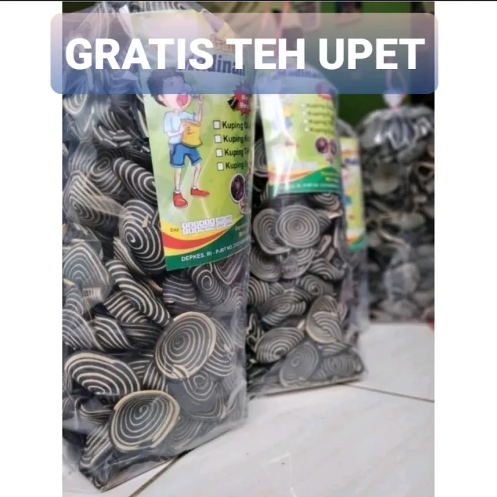 KUE KUPING GAJAH RASA COKLAT 1 BAL isi 1 KG GRATIS TEH UPET KHAS ...