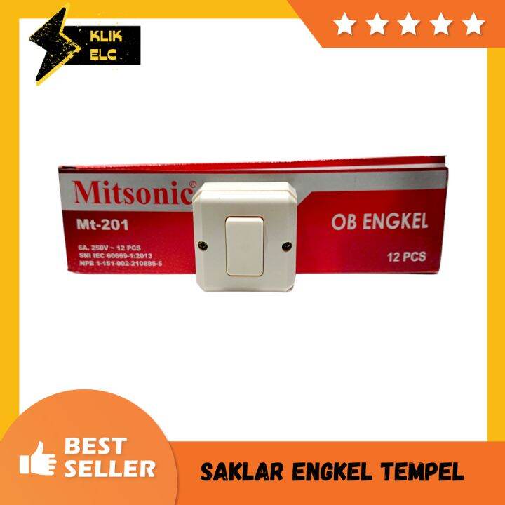 SAKLAR ENGKEL TEMPEL OB / SAKLAR TUNGGAL OUTBOW SNI | Lazada Indonesia