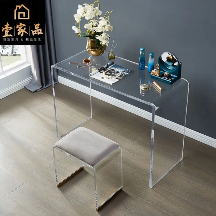Nordic Creative Transparent Dressing Table Modern Minimalist Acrylic ...