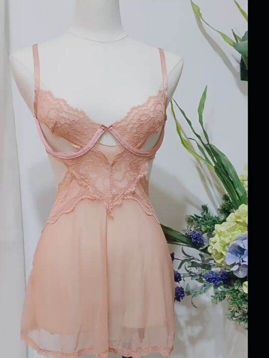 ชุดนอนเซกซี่ ชุดนอนซีทรู🌟🌟 ลูกไม้ ชุดนอนแบบมีโครง 🌸🌸ชุดนอนไม่ได้นอน ส่งไวจากไทย1-3วันH9169 ...