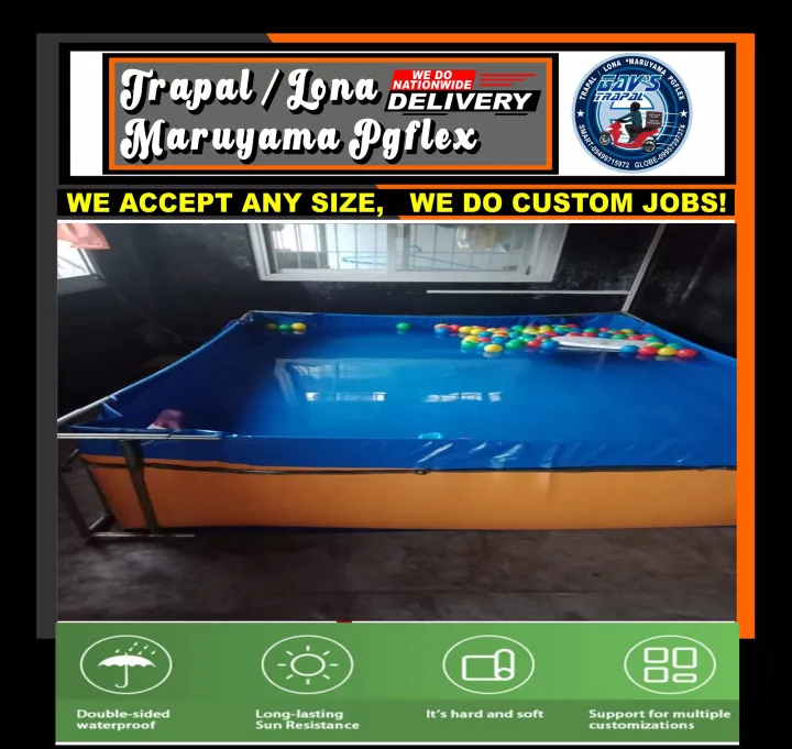 7x9x3ft pool trapal only, no frame included | Lazada PH