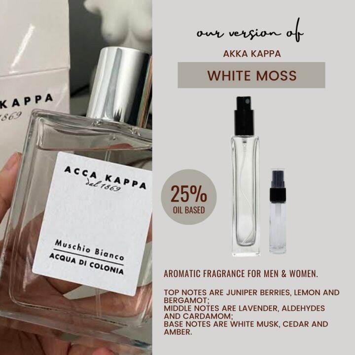 AF | Akka Kappa Muschio Bianco (White Moss) Inspired Oil Based Parfum ...