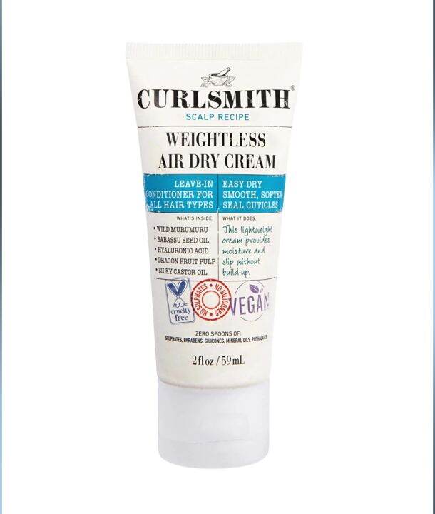 Curlsmith Mini Weightless Air Dry Curly Hair Cream 59 ml. | Lazada.co.th