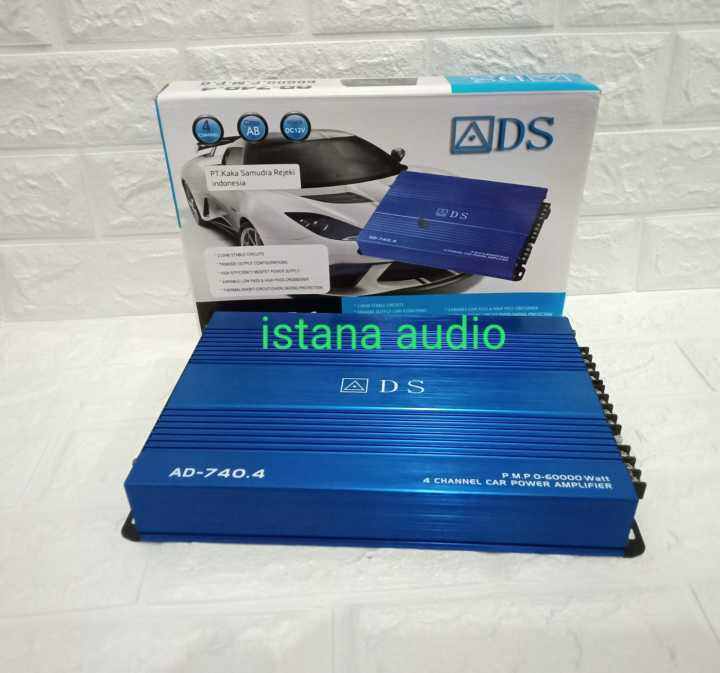 Power amplifier ADS AD-740.4 MOSFET 4 chanel 60000watt ADS 740.4 Tenaga ...