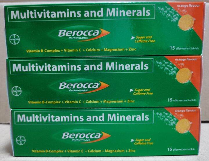 Berocca 15 Effervescent Tablets Orange | Lazada PH