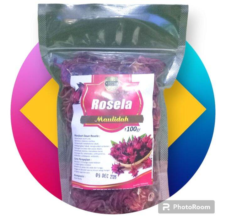Teh bunga rosella merah isi 100 grm | Lazada Indonesia