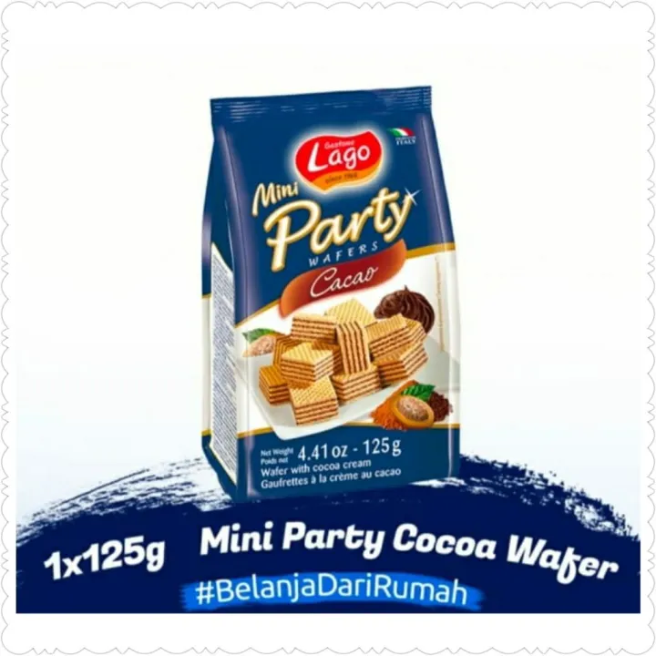 Lago Wafer Mini Party Cocoa 125gr | Lazada Indonesia