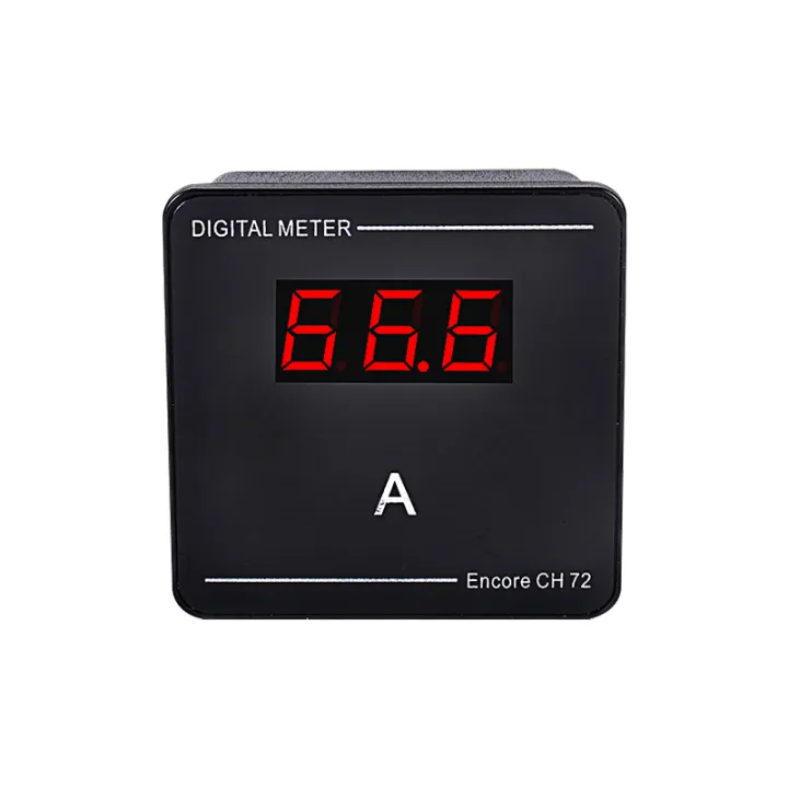 AC50-500V AC1-120A Digital Display Ampere Meter 72*72mm Ammeter CH72 ...
