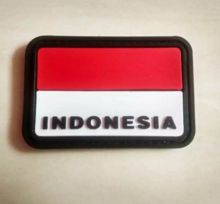 Patch Rubber Bendera Merah Putih Indonesia | Lazada Indonesia
