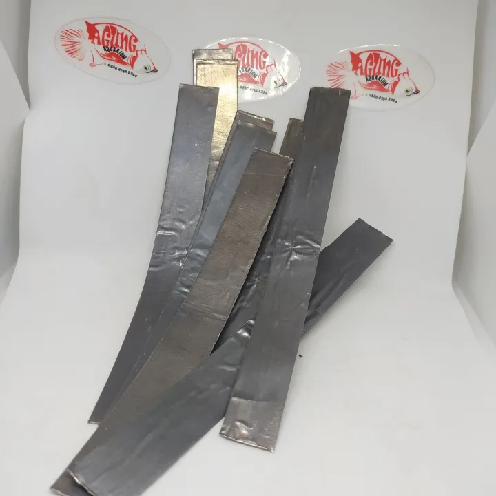 Timah timbel daun pemberat mancing lembar lempeng 18x2cm | Lazada Indonesia