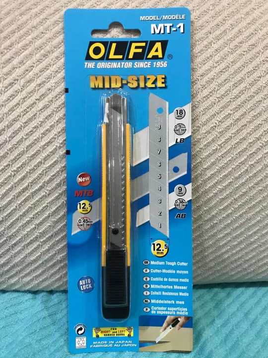 Olfa MT-1 12.5mm Mid-size Cutter👍👍 | Lazada