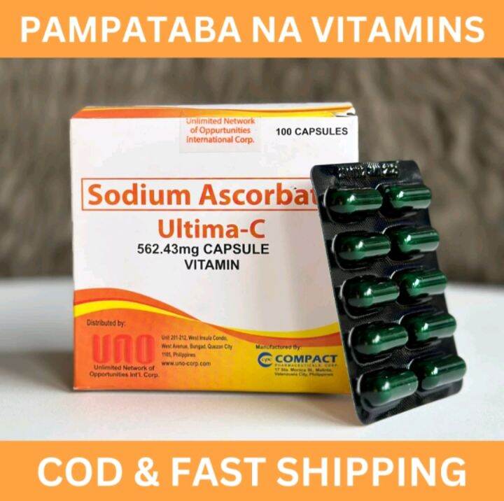 Vitamins pampataba for kids and adults | Legit UNO Ultima C 10 capsules ...