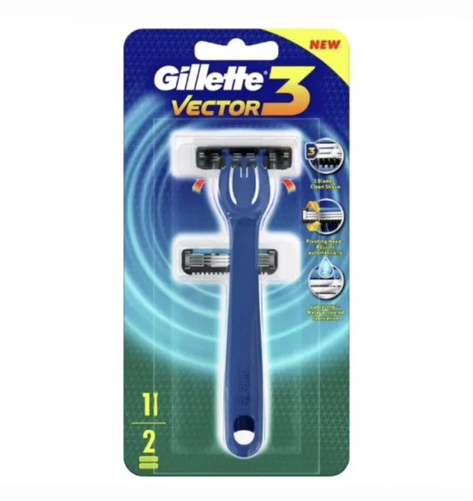 Gillette Vector 3 with Extra Refill | Lazada PH