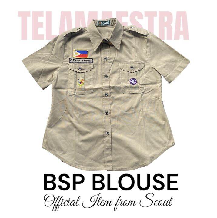 [Blouse] BSP Blouse for Scouts Type A Uniform (Official Item) | Lazada PH