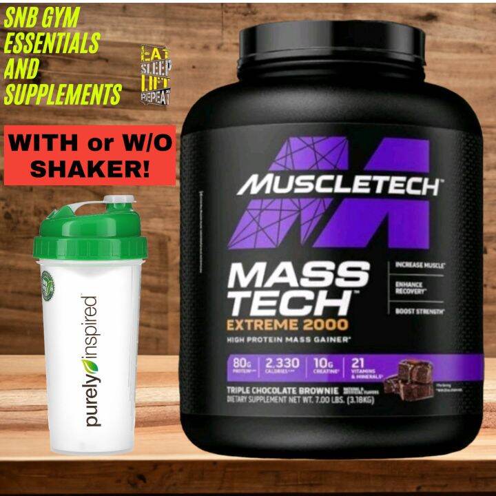 MuscleTech MassTech Extreme 2000 7lbs Mass-Tech MuscleTech Mass Gainer ...