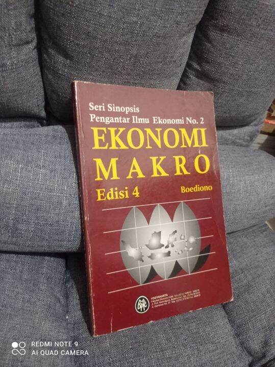 buku sinopsis ekonomi makro edisi 4 Original Boediono | Lazada Indonesia