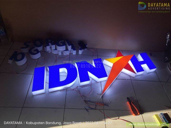 Huruf Timbul Akrilik LED | Lazada Indonesia