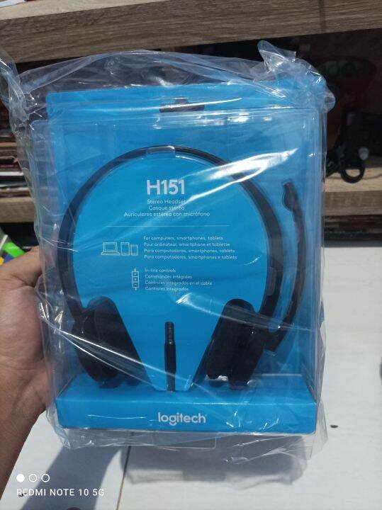 Logitech H151 Headset Stereo dengan Mikrofon Noise-Cancelling dan ...