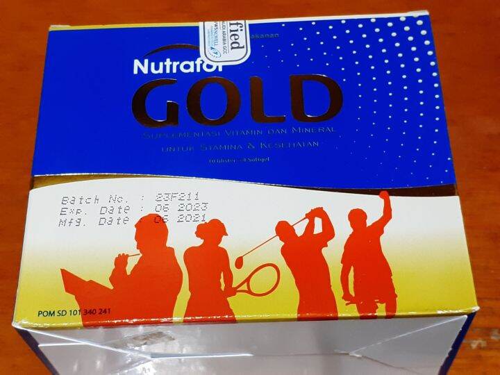 NUTRAFOR GOLD 1 BOX | Lazada Indonesia